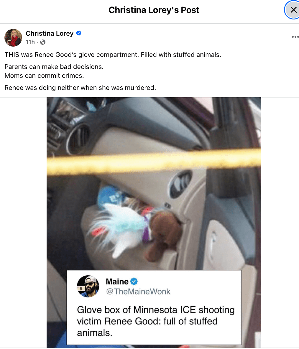 Federal officials lying non-stop about Renee Good’s murder ...